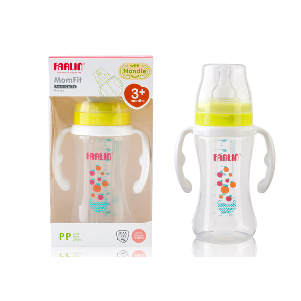 Buy FARLIN AB-42013(B) PP WIDENECK FEEDER 270ML W/HANDLE Online – B-Safe